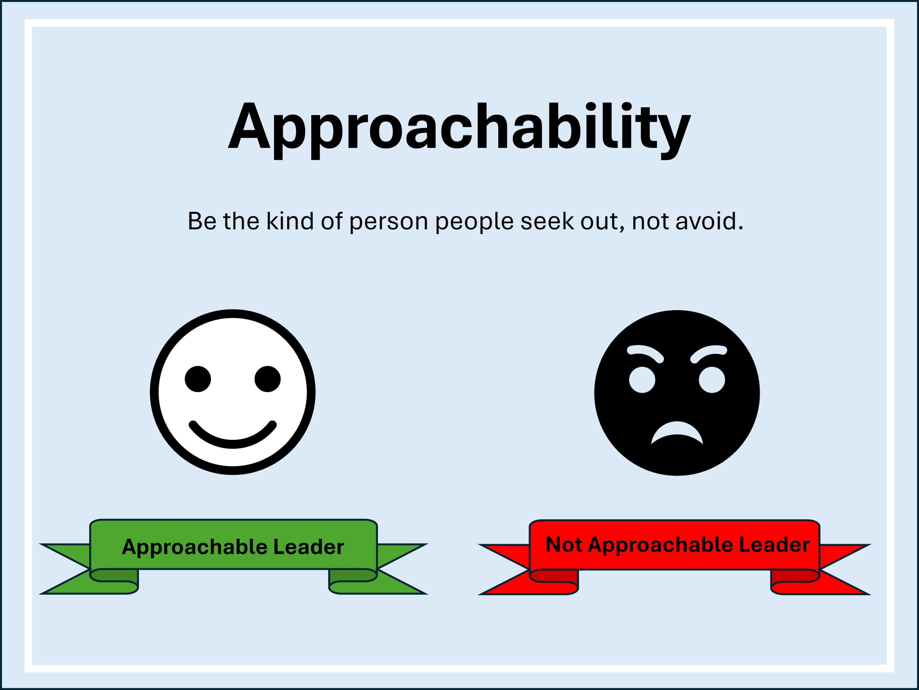 The Leader We Avoid: A Lesson in Approachability – The Maximum Standard