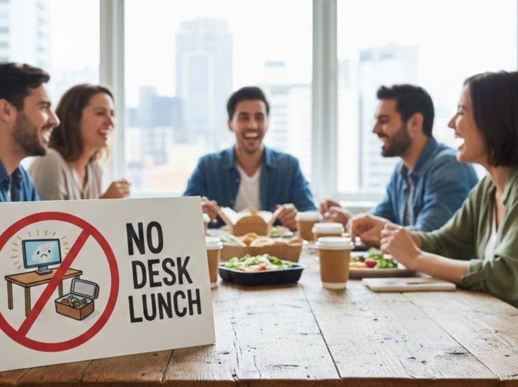 Never Eat Lunch at Your Desk – The Maximum Standard